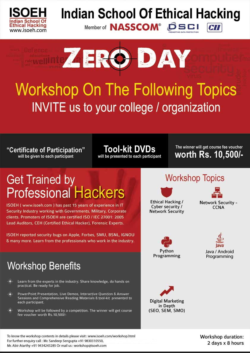 Workshop on Essential Securty | Ethical Hacking Institutes In India ...